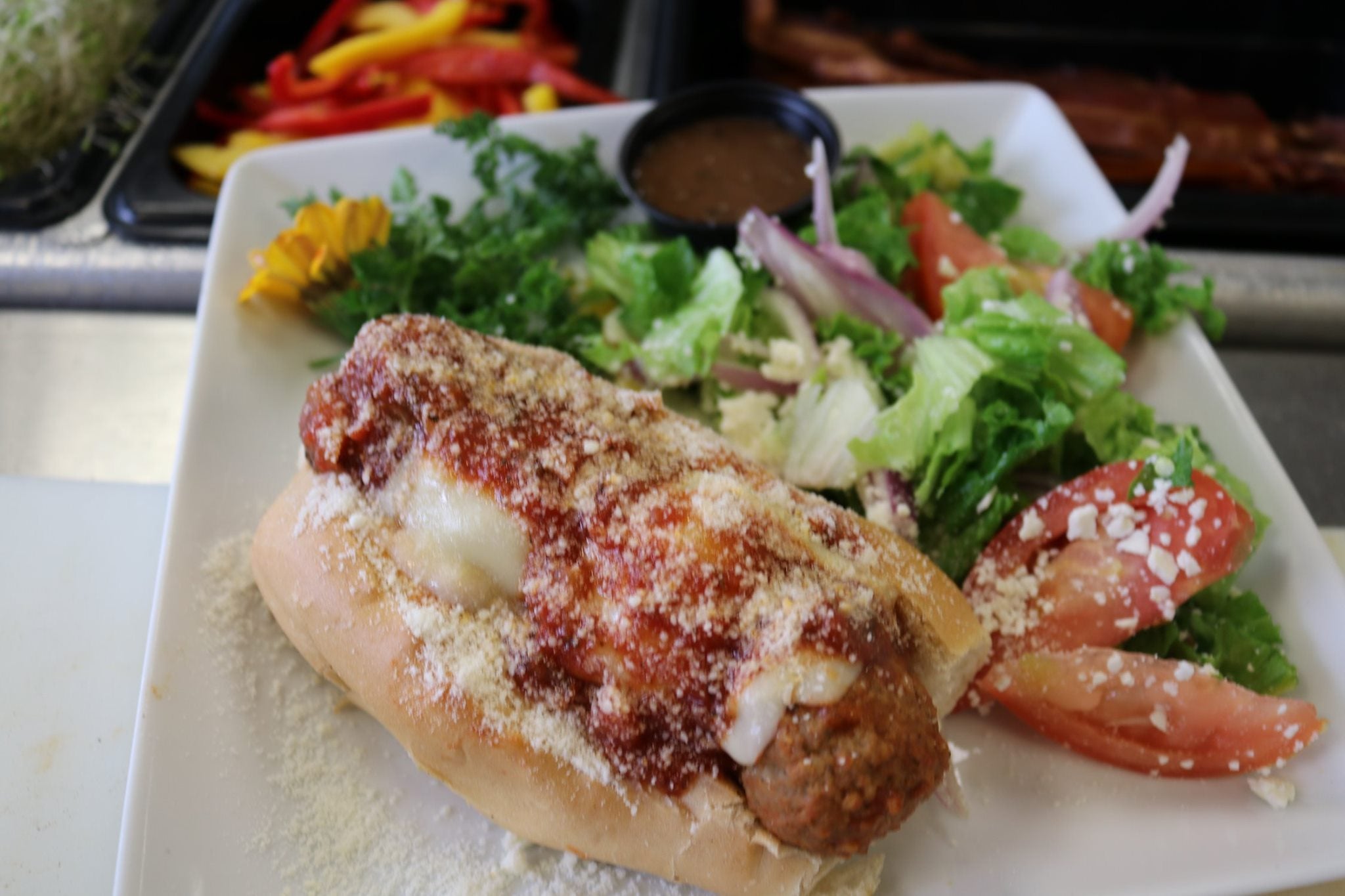 Meatball Sub With Fries